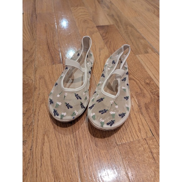 torrid | Shoes | Cottagecore Fairycore Floral Mesh Mary Jane Ballet ...